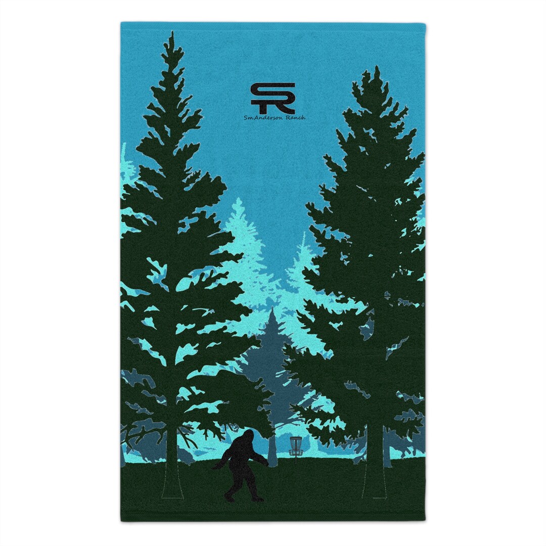 Sasquatch, Bigfoot, Disc Golf Basket, Trees, Smanderson Ranch SR ...