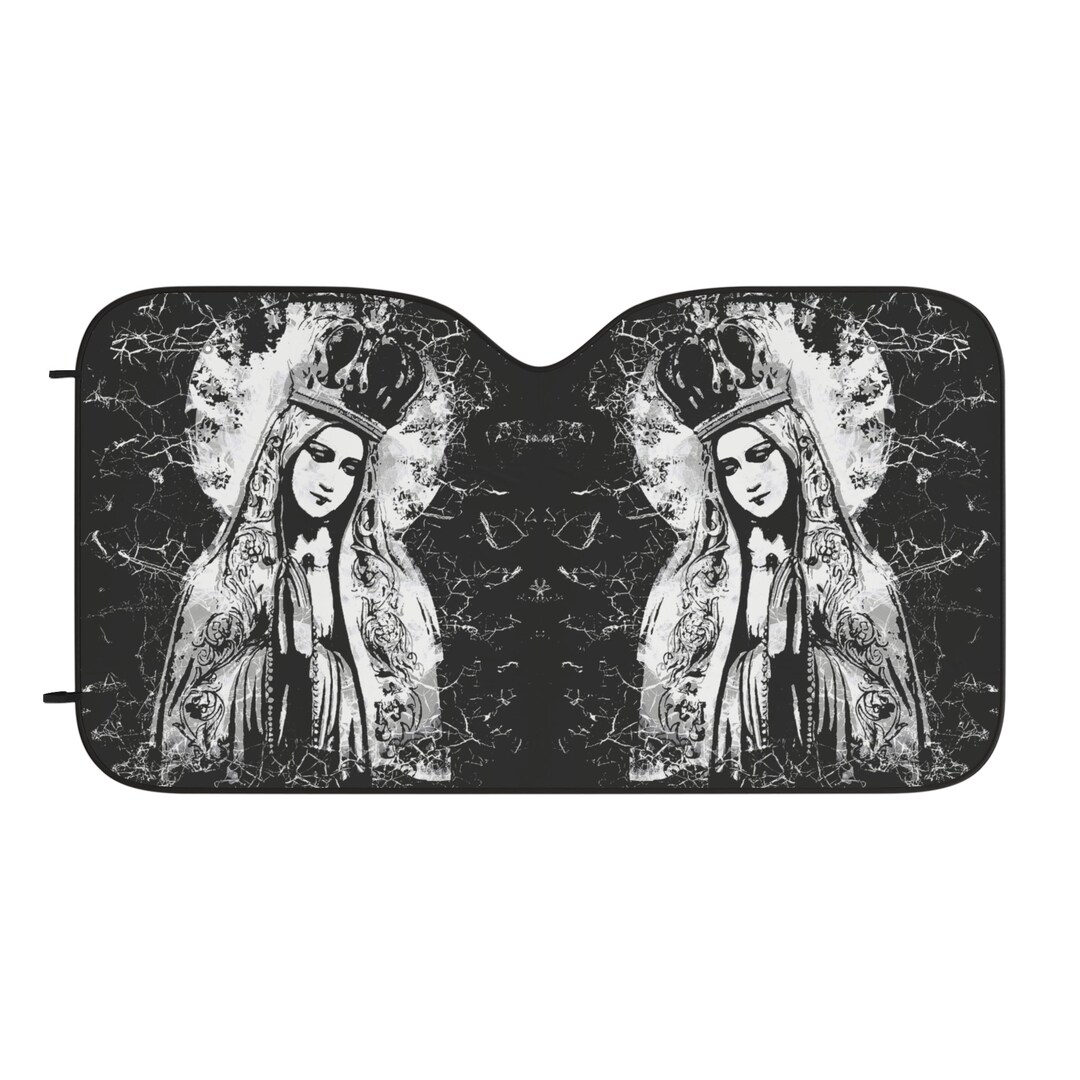 Gothic Mary Car Sun Shade: Religious Catholic Auto Accessories - Etsy