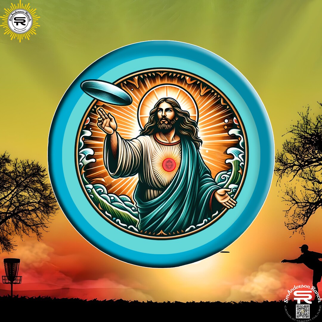 Jesus Disc Golf Driver Sticker: "go the Distance With Jesus" 4" - Etsy