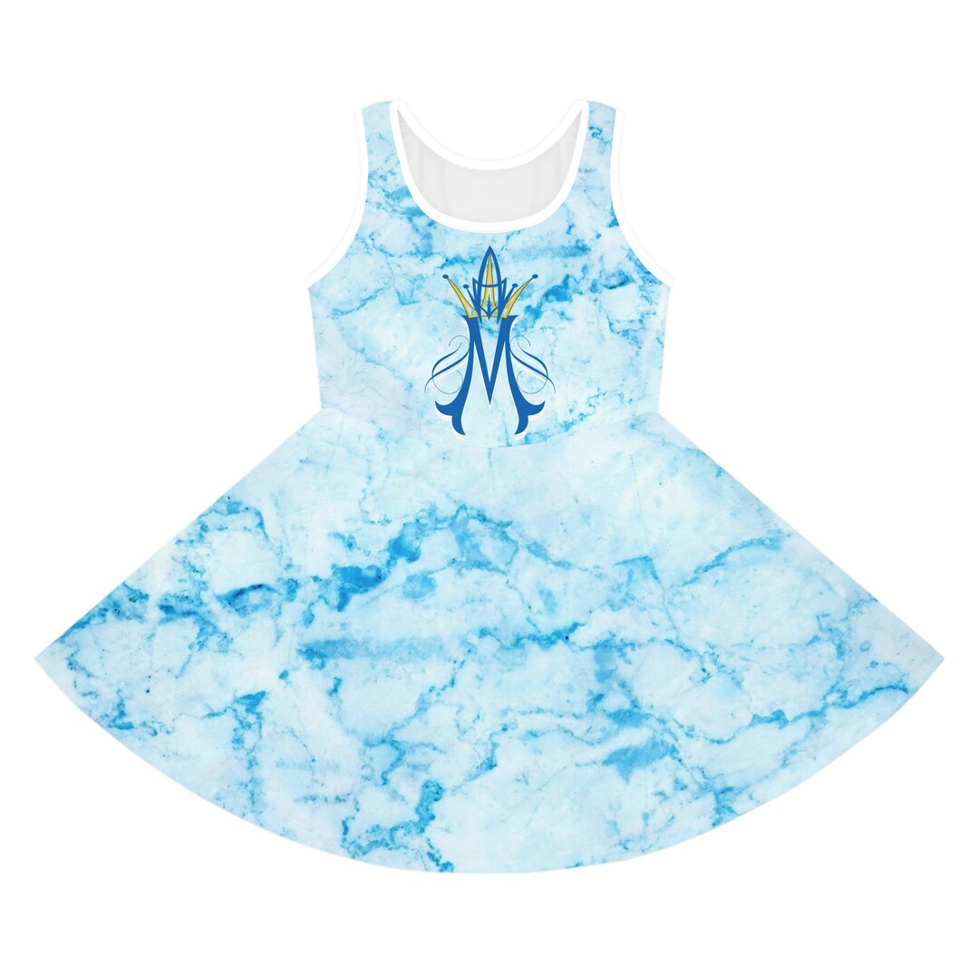 Catholic Mary Auspice Girls' Sleeveless Sundress, Orthodox Christian ...