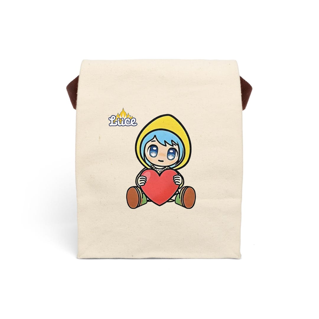 Catholic Christian Canvas Lunch Bag: Luce Holding Heart, Vatican ...