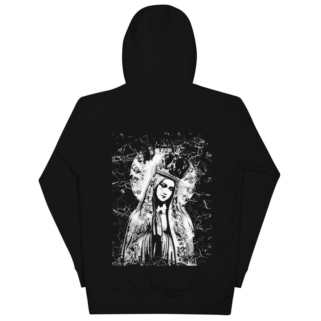 Catholic Gothic Mary Our Lady of Fatima SR Unisex Hoodie, Auspice ...