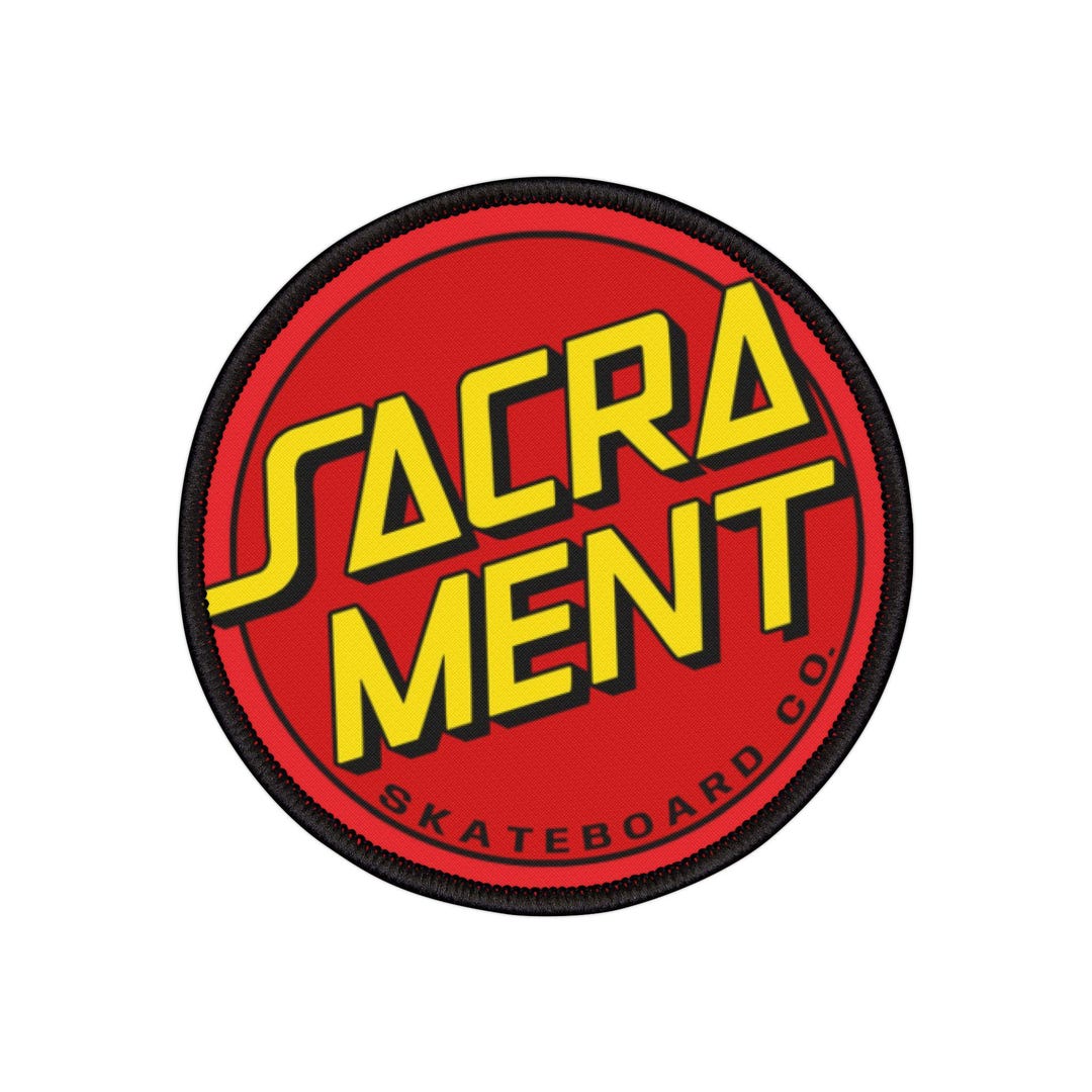 Round Iron-on Sacrament Skateboard Co. SR Traditional Orthodox Catholic ...