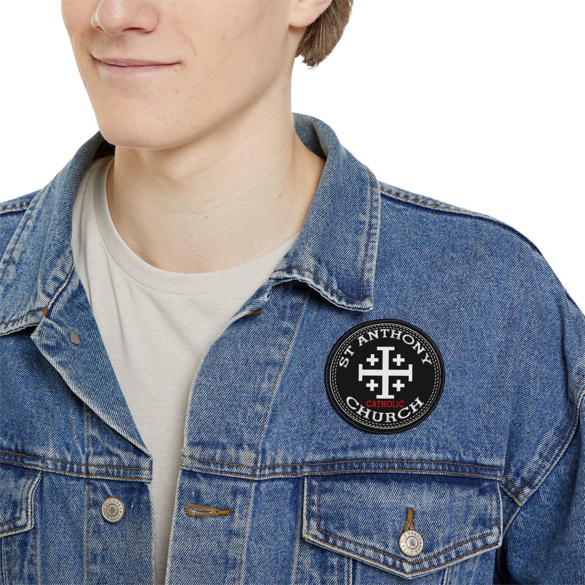 Saint Anthony Catholic Church 3 Inch Iron-on Patches, SR Traditional ...