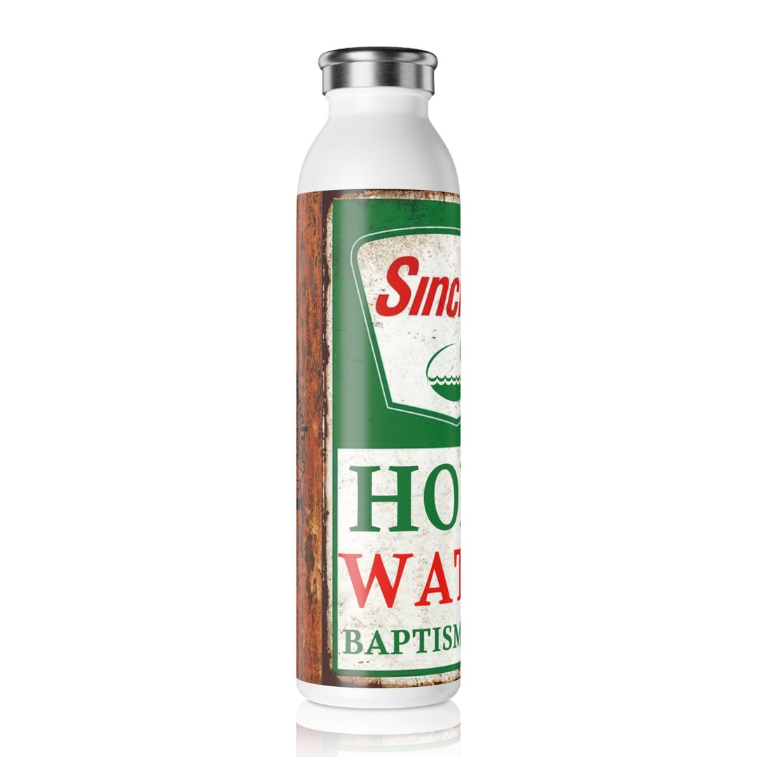 Sinclear Holy Water Rusty Looking Slim SR Water Bottle - Etsy
