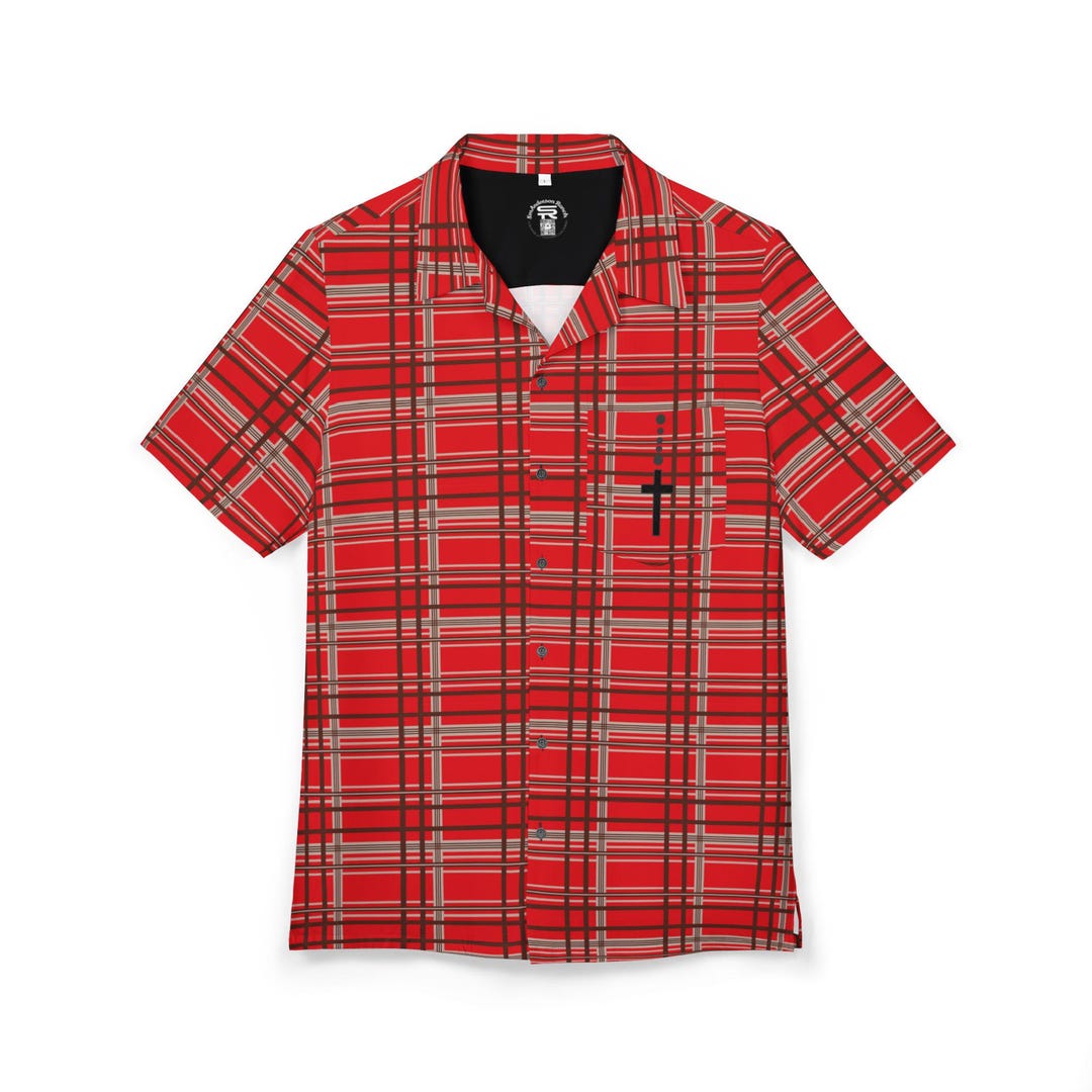Red and Gray Plaid, Rosary on Pocket, Smanderson Ranch Catholic ...