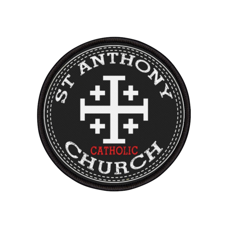 Saint Anthony Catholic Church 3 Inch Iron-on Patches, SR Traditional ...