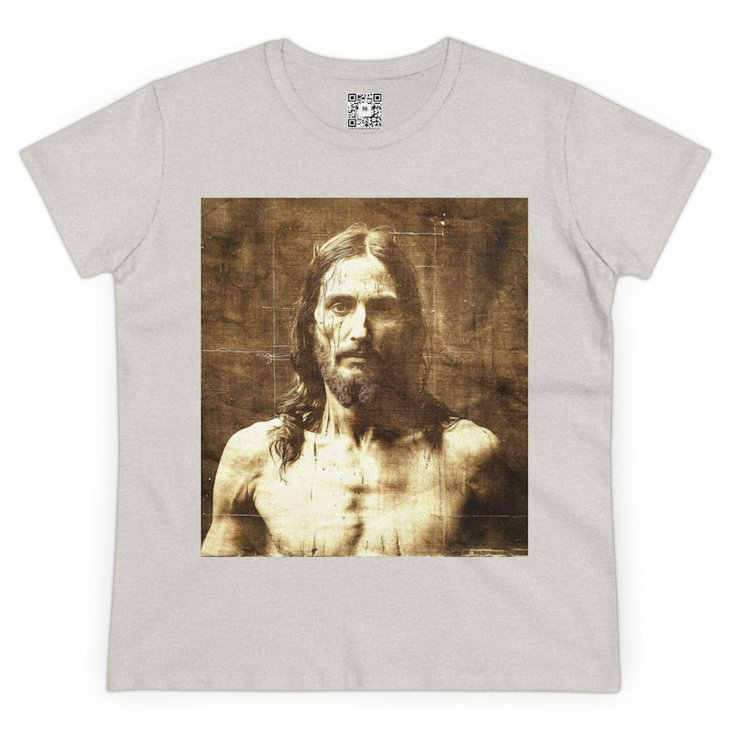 Jesus Turin Shroud Tshirt - Etsy