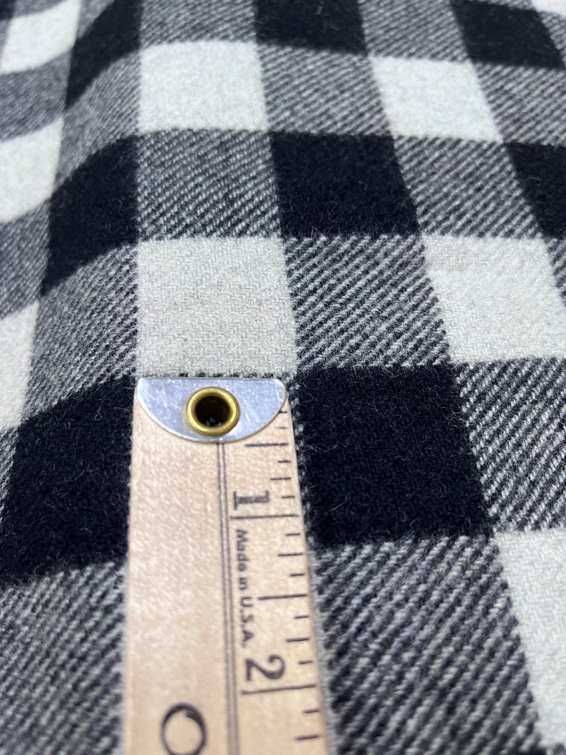 2 Yards for 40 Dollars 90%wool (coating) Italian ( Buffalo Plaids ...