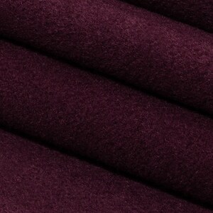 Real Wool Italian (coating) Fabric - WINE Color-used for Winter Coats ...