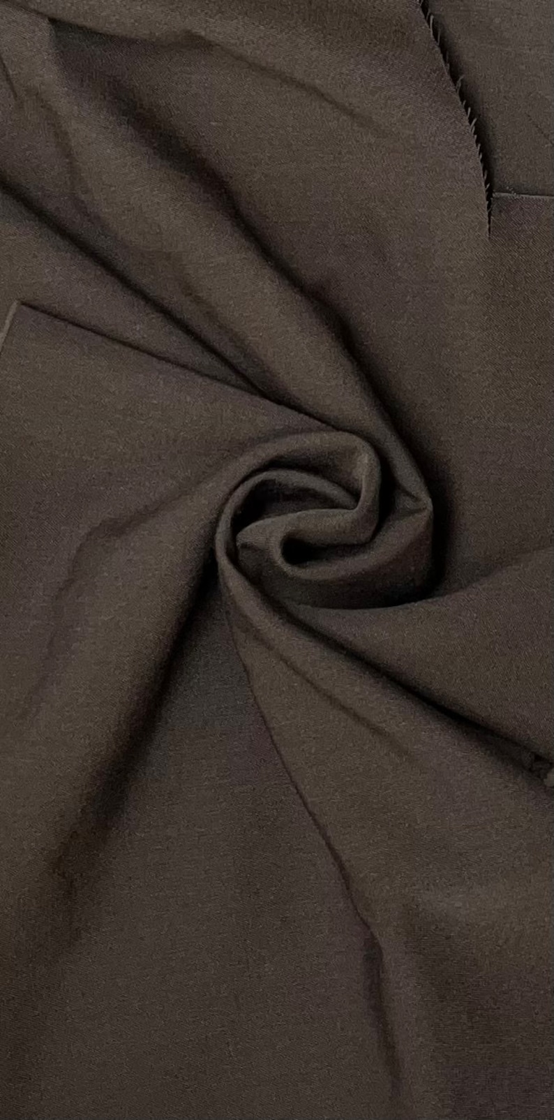 2 Yds for 36 Dollors ,100% Wool (gabardine Worsted) Fabric , Color ...