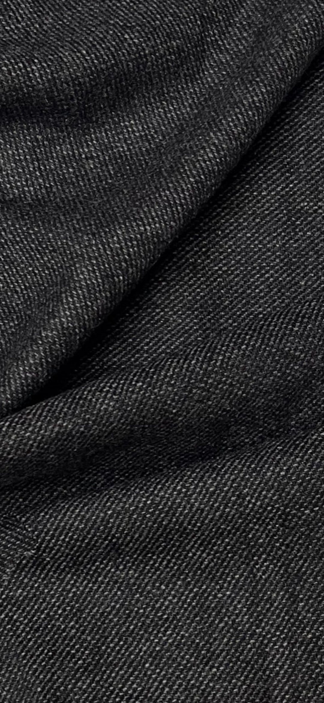 2 Yds for 26 Dollars ,60% Wool (flannel Tweed) Fabric - Charcoal Gray ...
