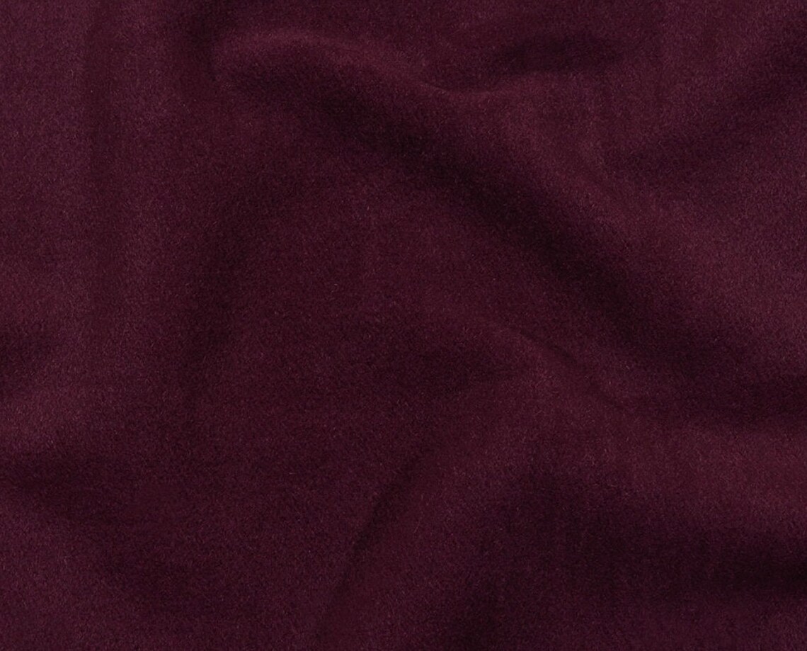 Real Wool Italian (coating) Fabric - WINE Color-used for Winter Coats ...