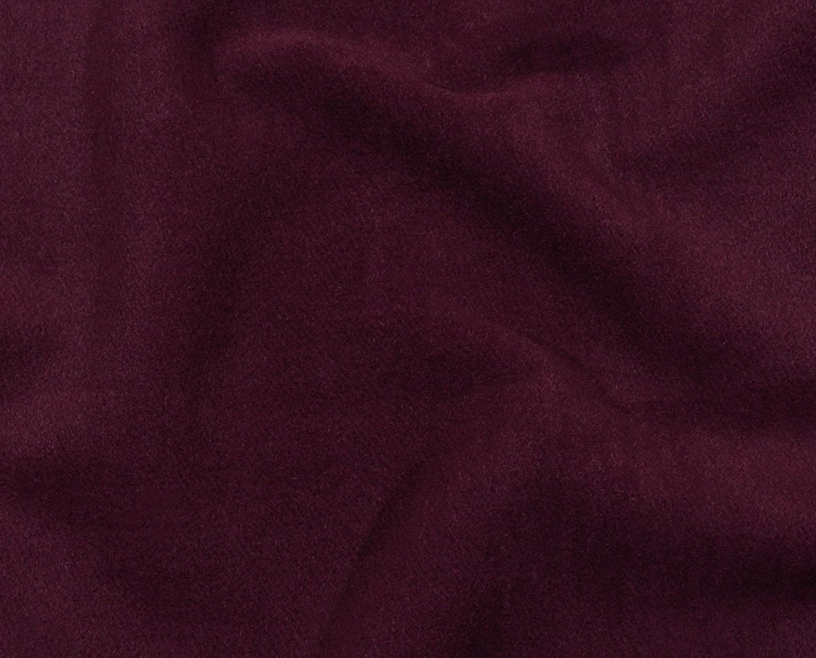 Real Wool Italian (coating) Fabric - WINE Color-used for Winter Coats ...