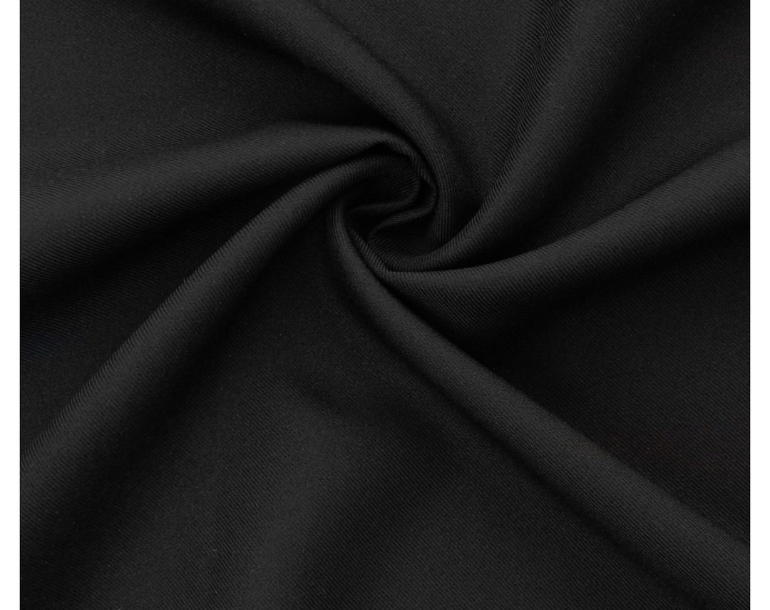 2 Yds for 25 Dollors, 50%wool Gabardine , Black Color (wool Gabardine ...