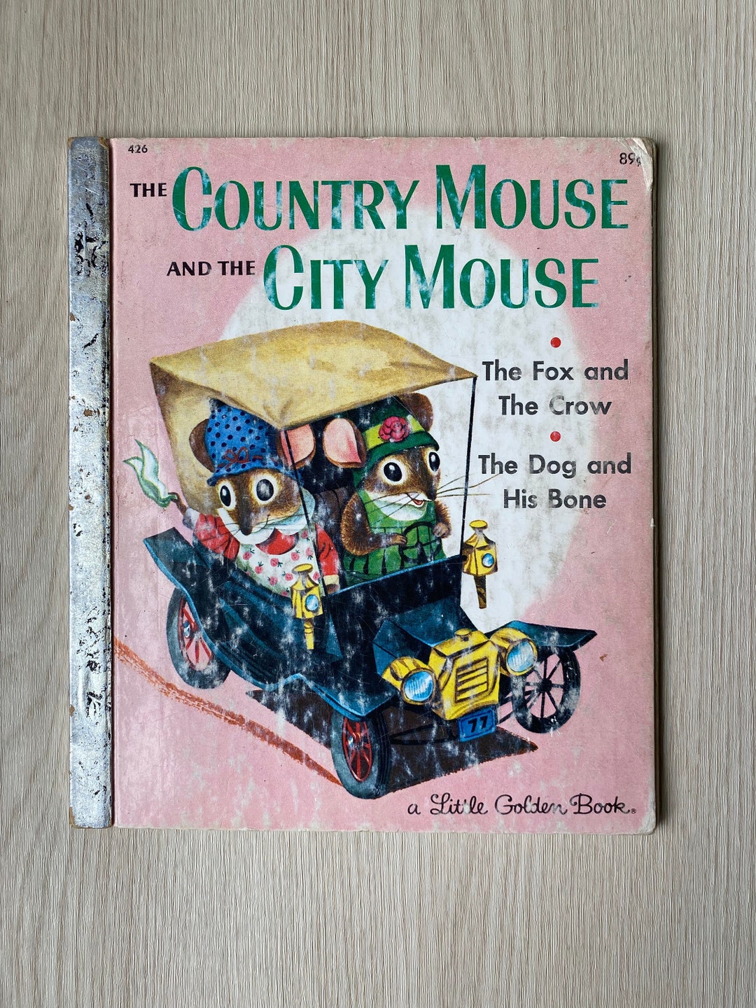 1961 Vintage Little Golden Book the Country Mouse and the City Mouse ...