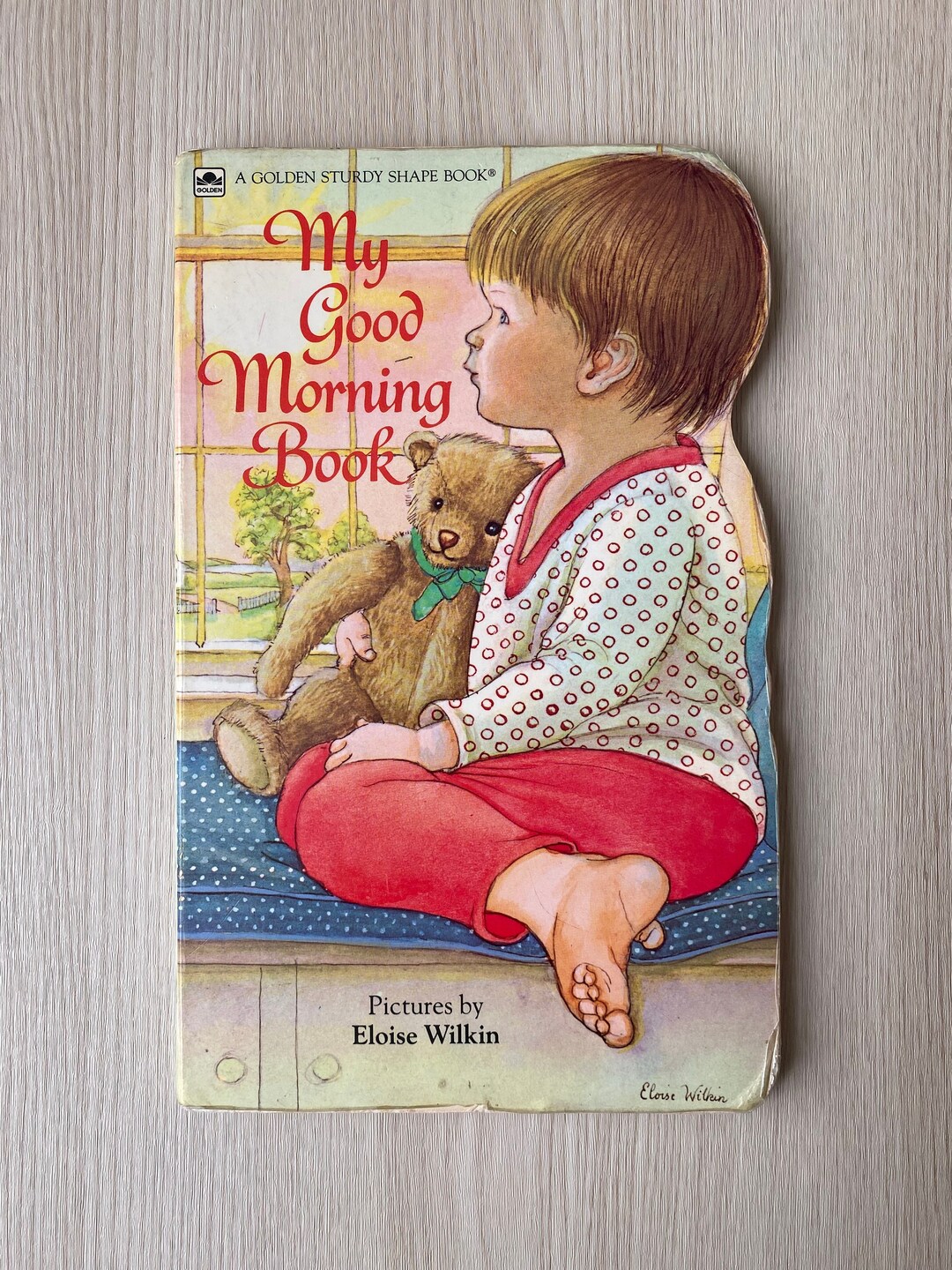 1983 Vintage Hardcover Board Book My Good Morning Book A Golden Sturdy ...
