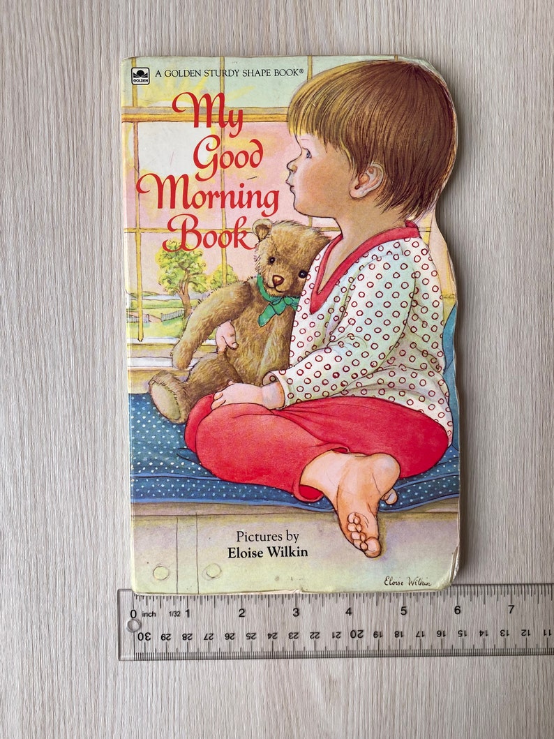 1983 Vintage Hardcover Board Book My Good Morning Book A Golden Sturdy ...
