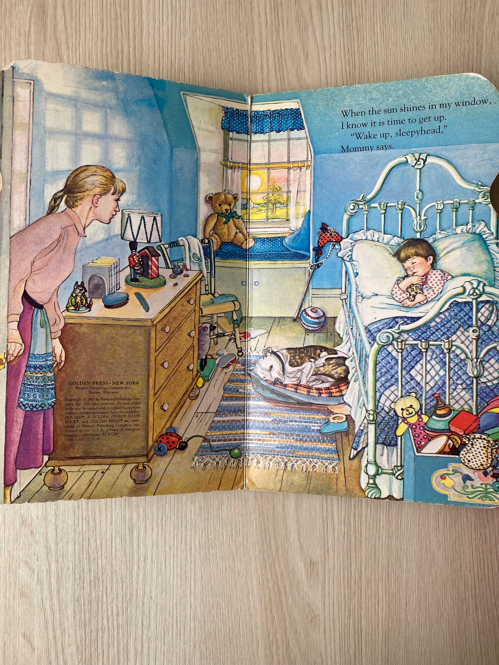 1983 Vintage Hardcover Board Book My Good Morning Book A Golden Sturdy ...