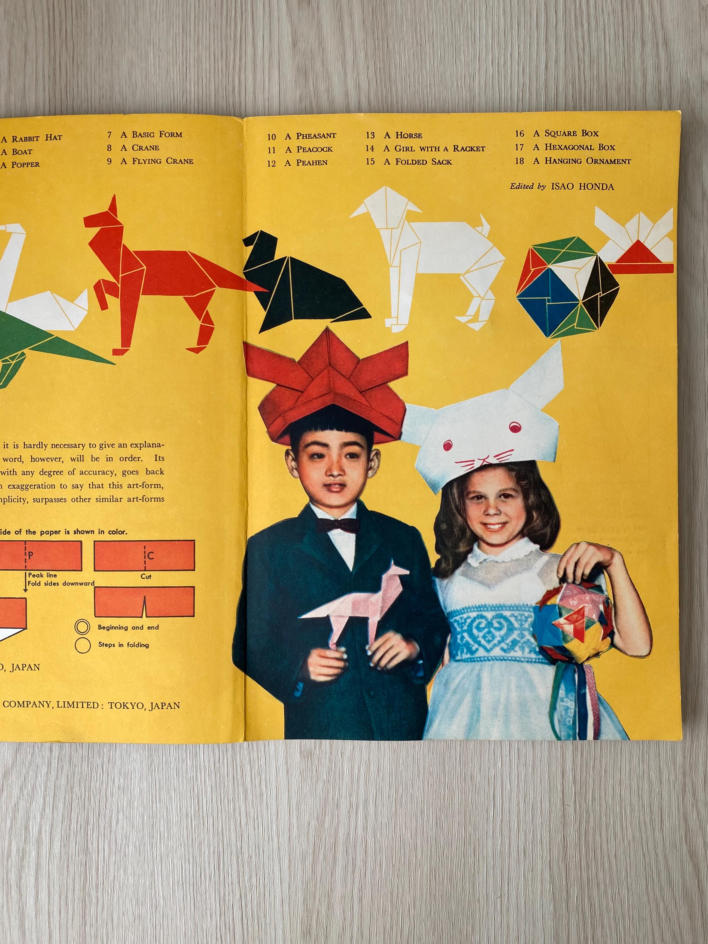 1959 Vintage Origami Book by Asahi Origami Club - Etsy