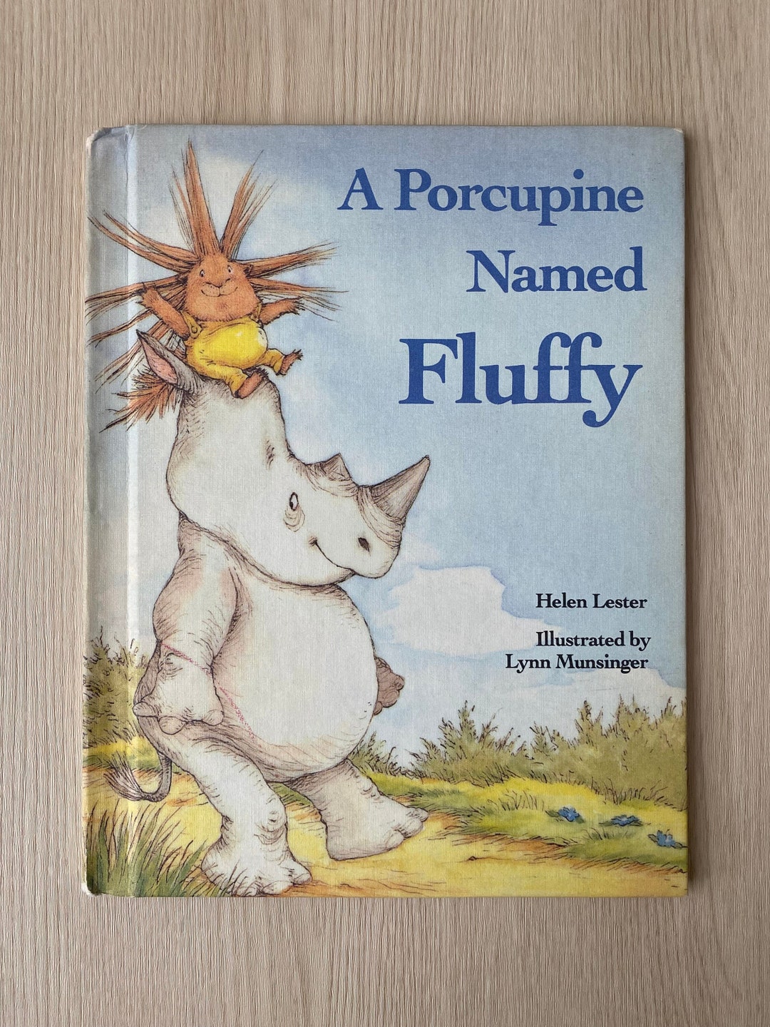 Vintage 1986 A Porcupine Named Fluffy - Etsy