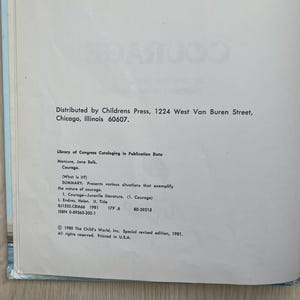1980 Vintage Book Courage: What is It? Written by Jane Belk Moncure and ...
