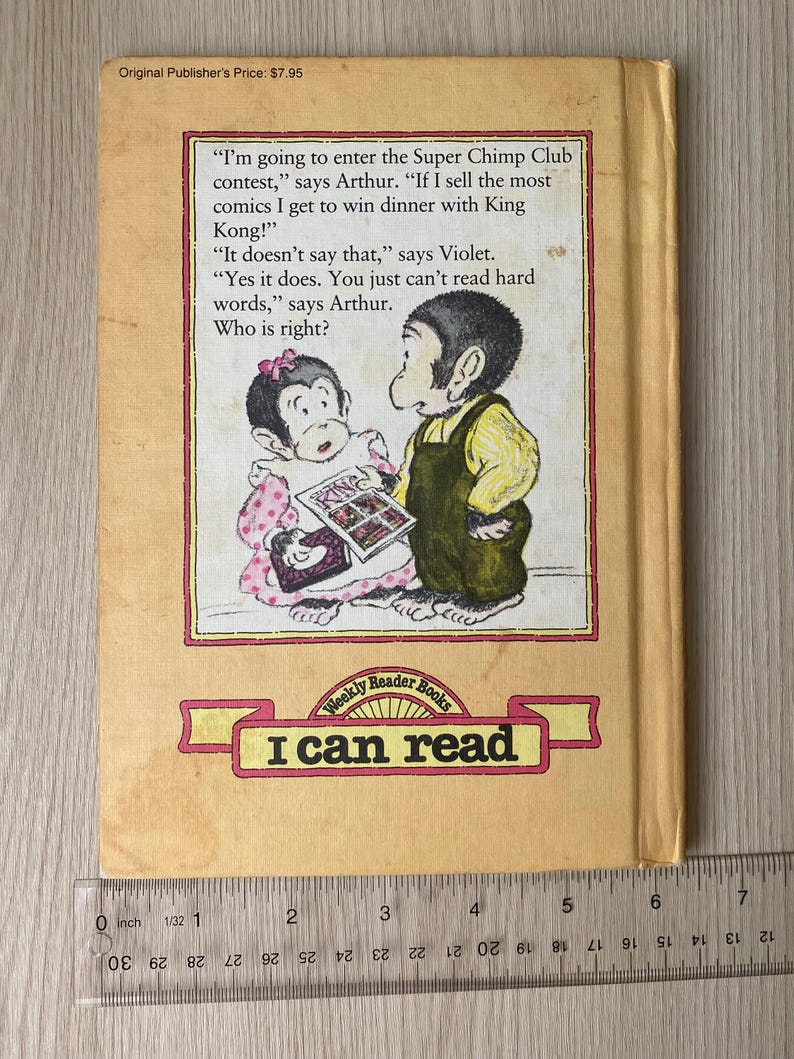 1978 First Edition Vintage Book Arthur’s Prize Reader by Lillian Hoban ...