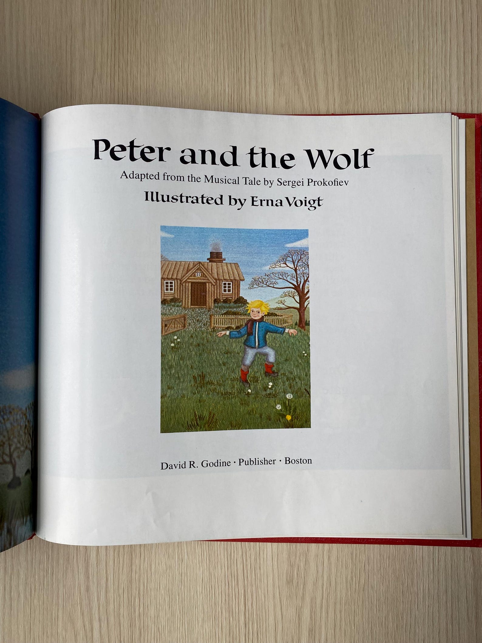 1980 Vintage First US Edition Book Peter and the Wolf by Sergei ...