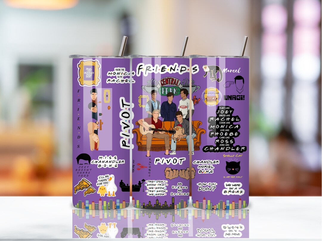 Friends Tumbler Wrap 20 Oz Friends Tv Show Wrap, Friends Sublimation ...