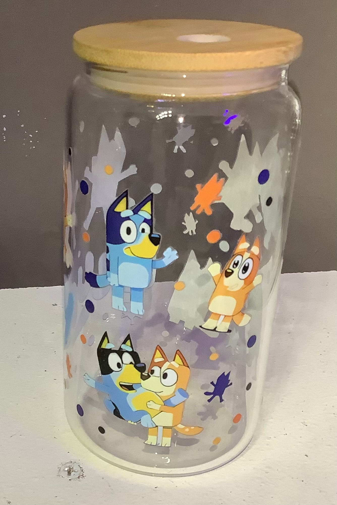 Bluey and Bingo Glass 16 Oz. Cup - Etsy