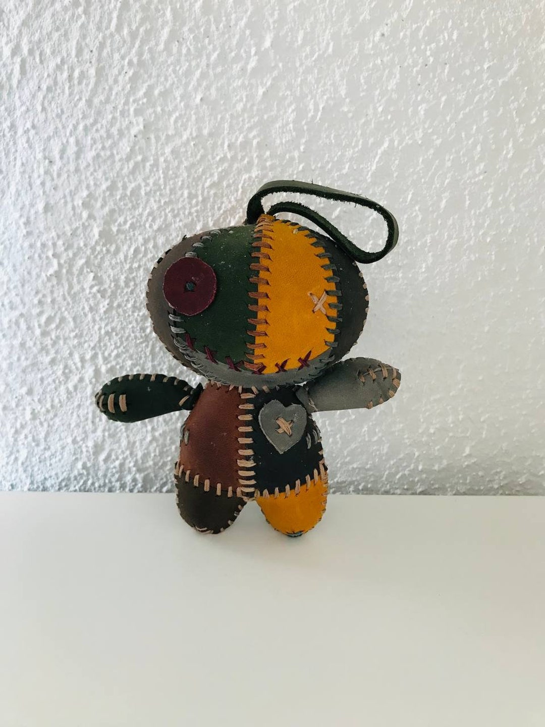 Handmade Voodoo Doll, Genuine Leather Voodoo Doll, Leather Art Doll ...