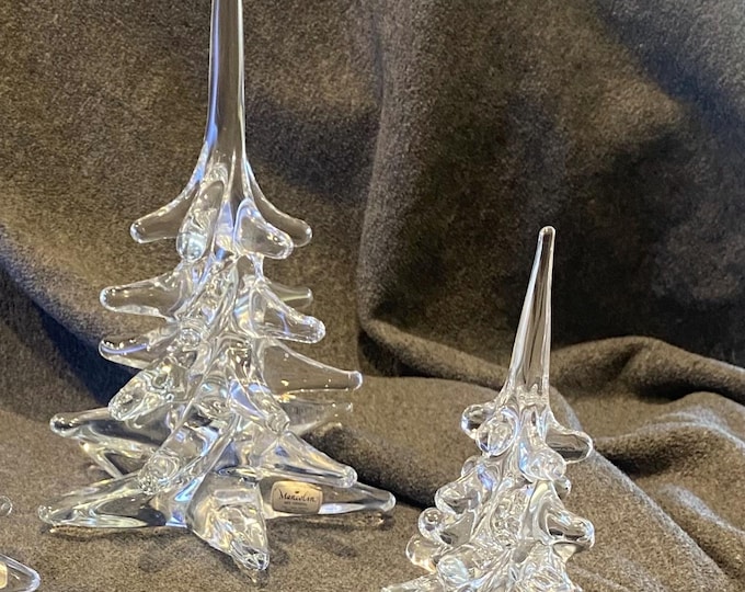 Gorgeous 5.50” Tall Murano Style Art Glass CHRISTMAS TREE, Christmas ...