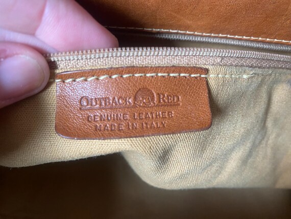 Outback Red Leather made in Italy Purse - Gem