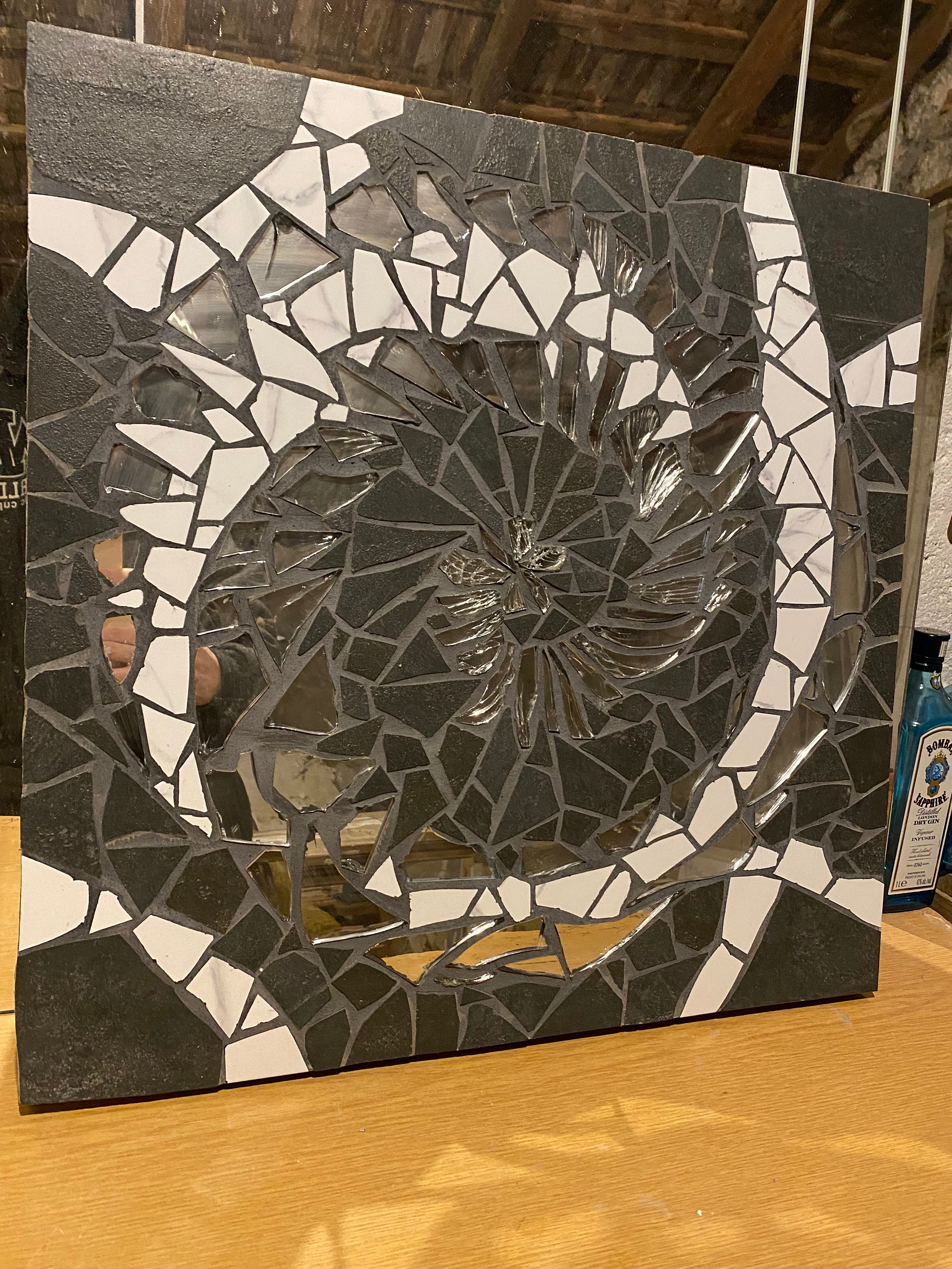 Handmade & Recycled Tile Art | by a New Modern Artist - Etsy