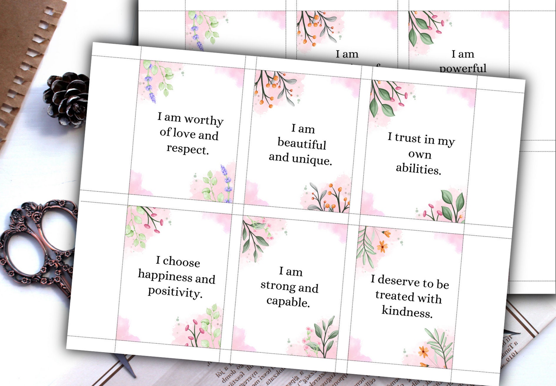 Affirmation Cards for Daily Inspiration, Encouragement Cards, Affirm ...