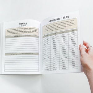 Self Discovery Journal, Reflection Journal, Self Improvement Worksheet ...