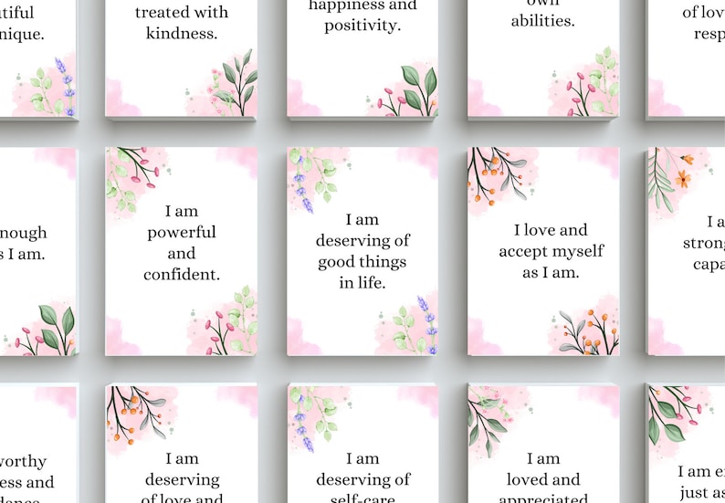 Affirmation Cards for Daily Inspiration | Encouragement Cards | Affirm ...