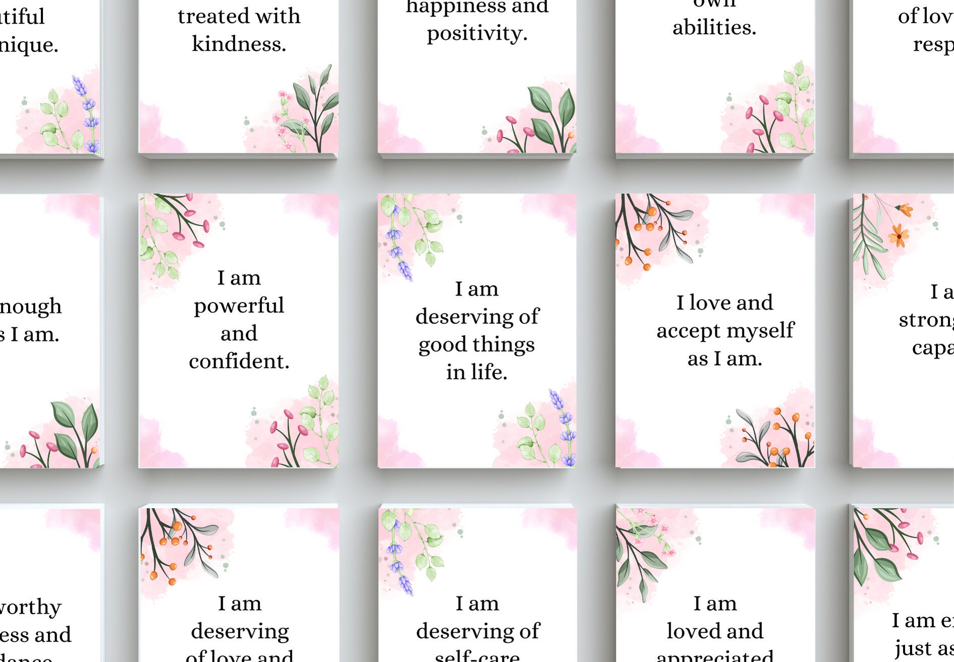 Affirmation Cards for Daily Inspiration | Encouragement Cards | Affirm ...
