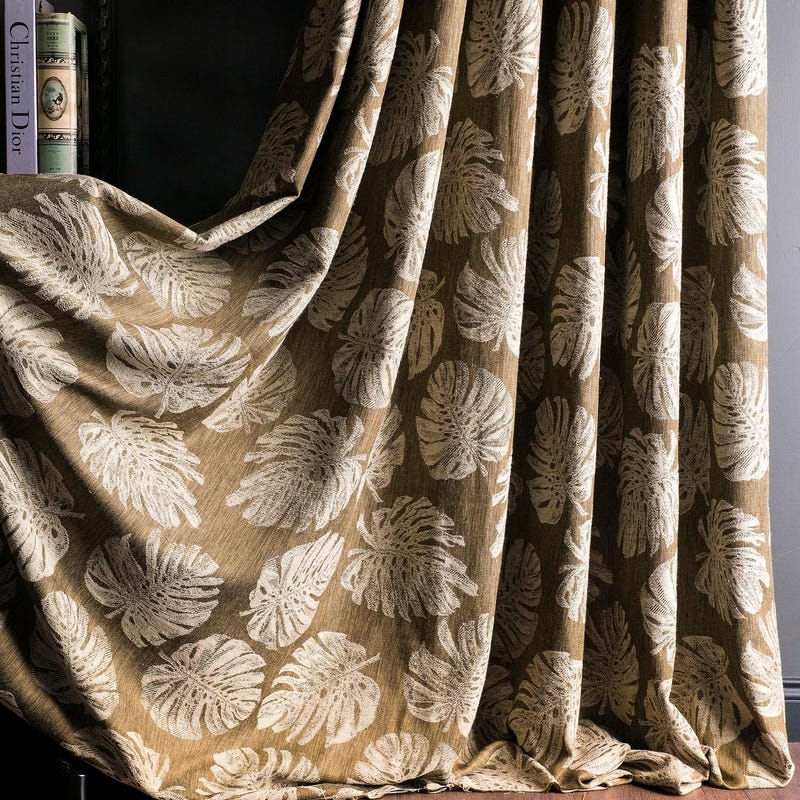 Leaves Curtains - Etsy