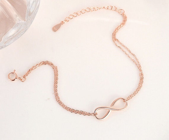 Infinity symbol infinity sterling silver 925/ 21 cm w… - Gem