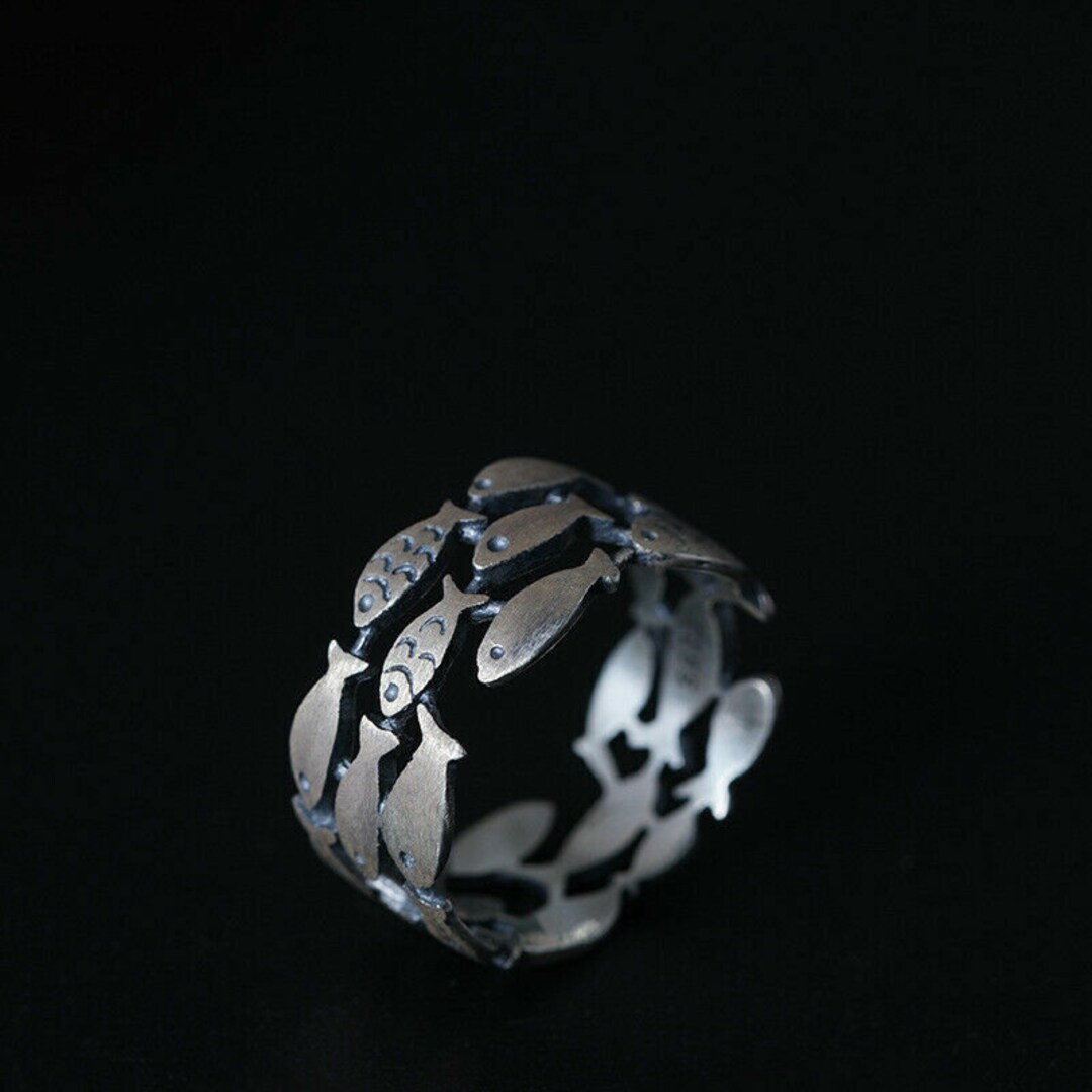 Open Rings for Women Vintage Jewelry Pisces Ring 48-53 - Etsy