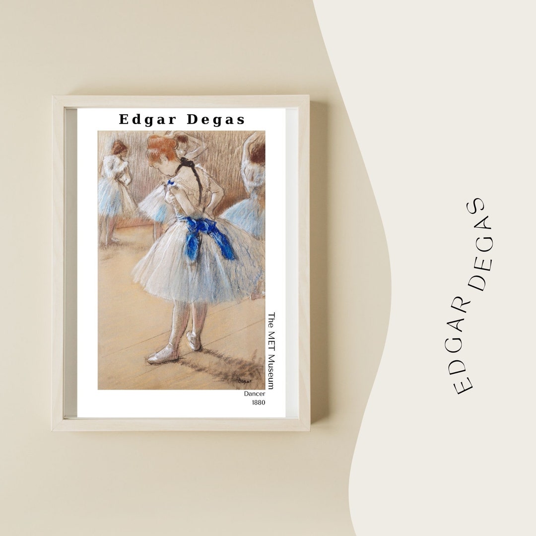 Edgar Degas Dancer, Edgar Degas Poster, Modern Art Prints, Exhibition ...