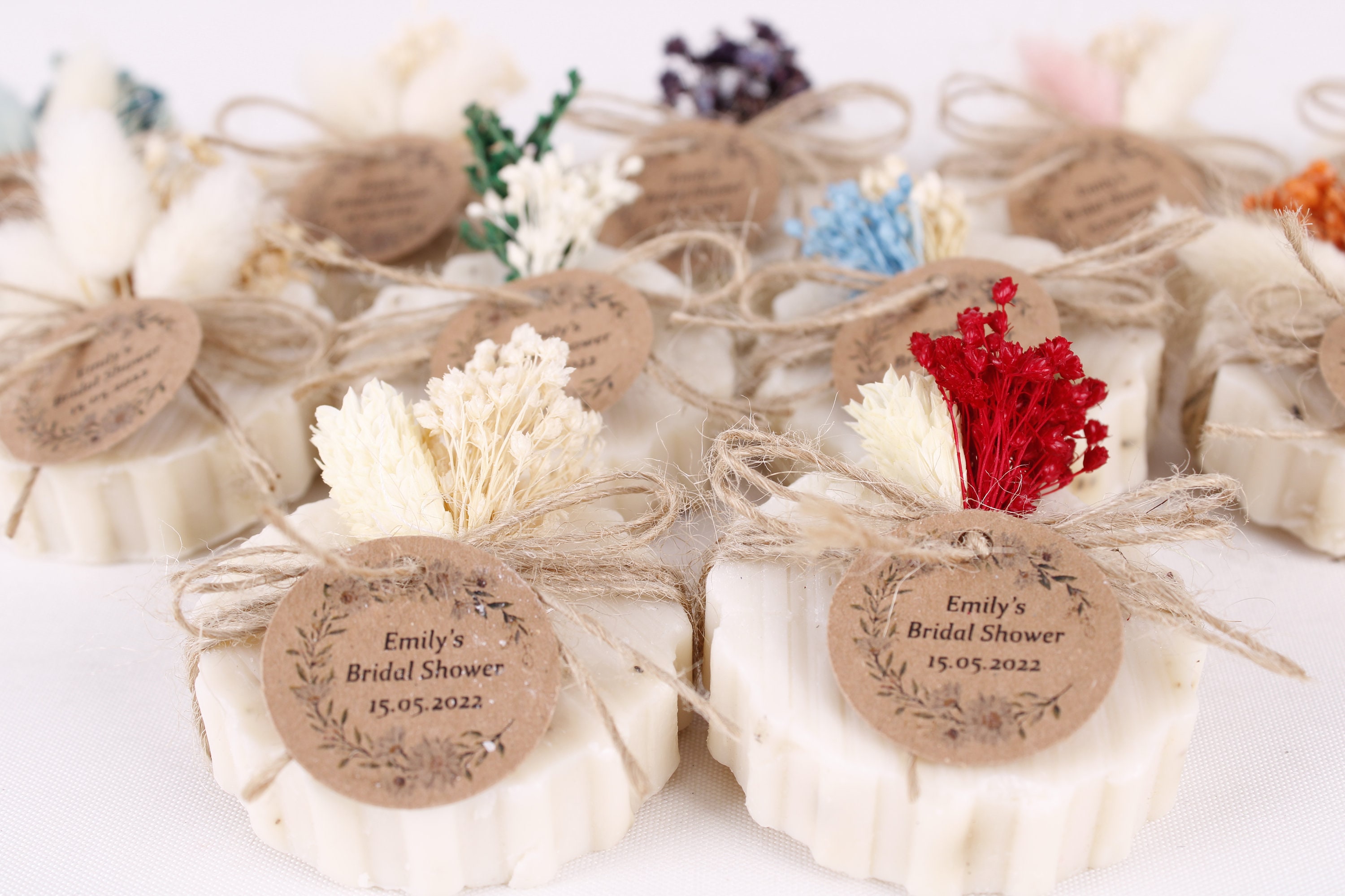 Wedding Favors for Guests Scented Soaps, Personalized Soap Favor, Bridal Shower Gift, Scented ...