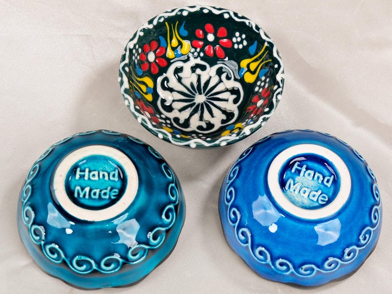Ceramic Bowls, Wedding Favors, Turkish Cini Favors, Bridal Shower ...