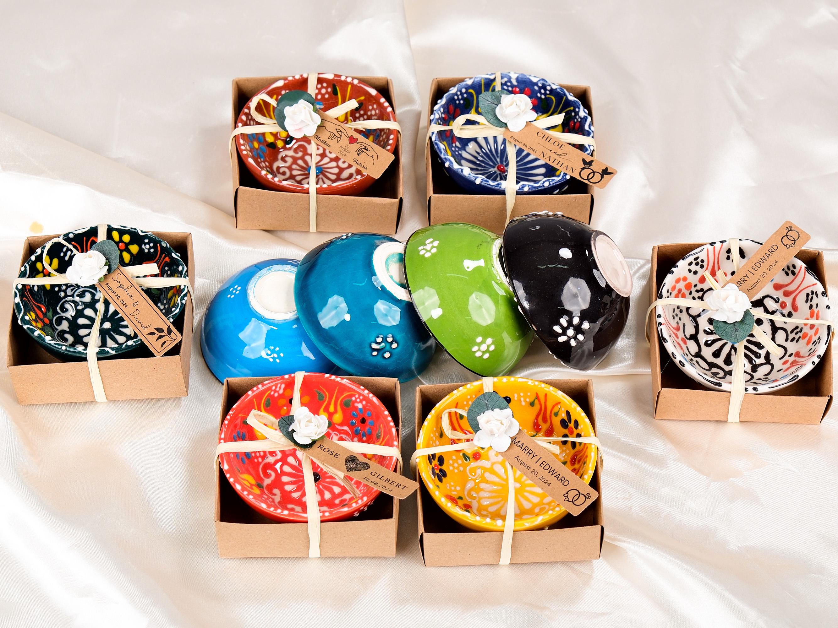 Turkish Ceramic Bowls, Wedding Favors, Decorative Bowl Favors, Turkish ...