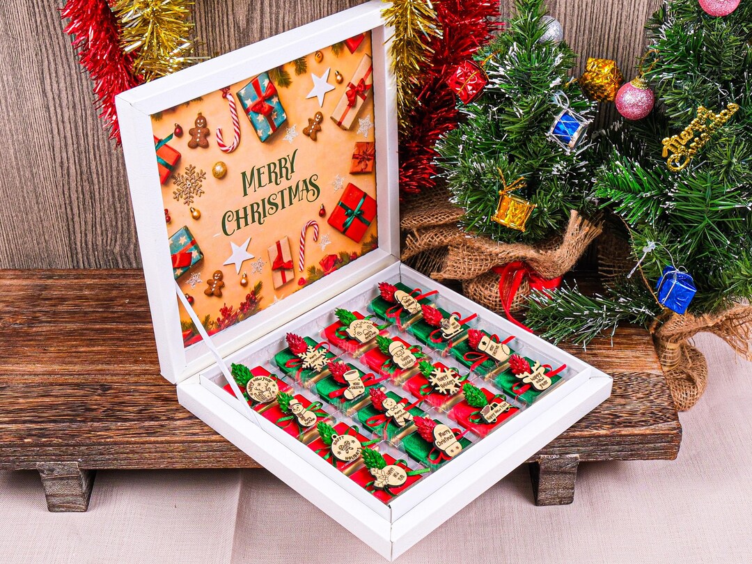 Custom Christmas Chocolates Favor for Family & Friend, Christmas Gifts ...