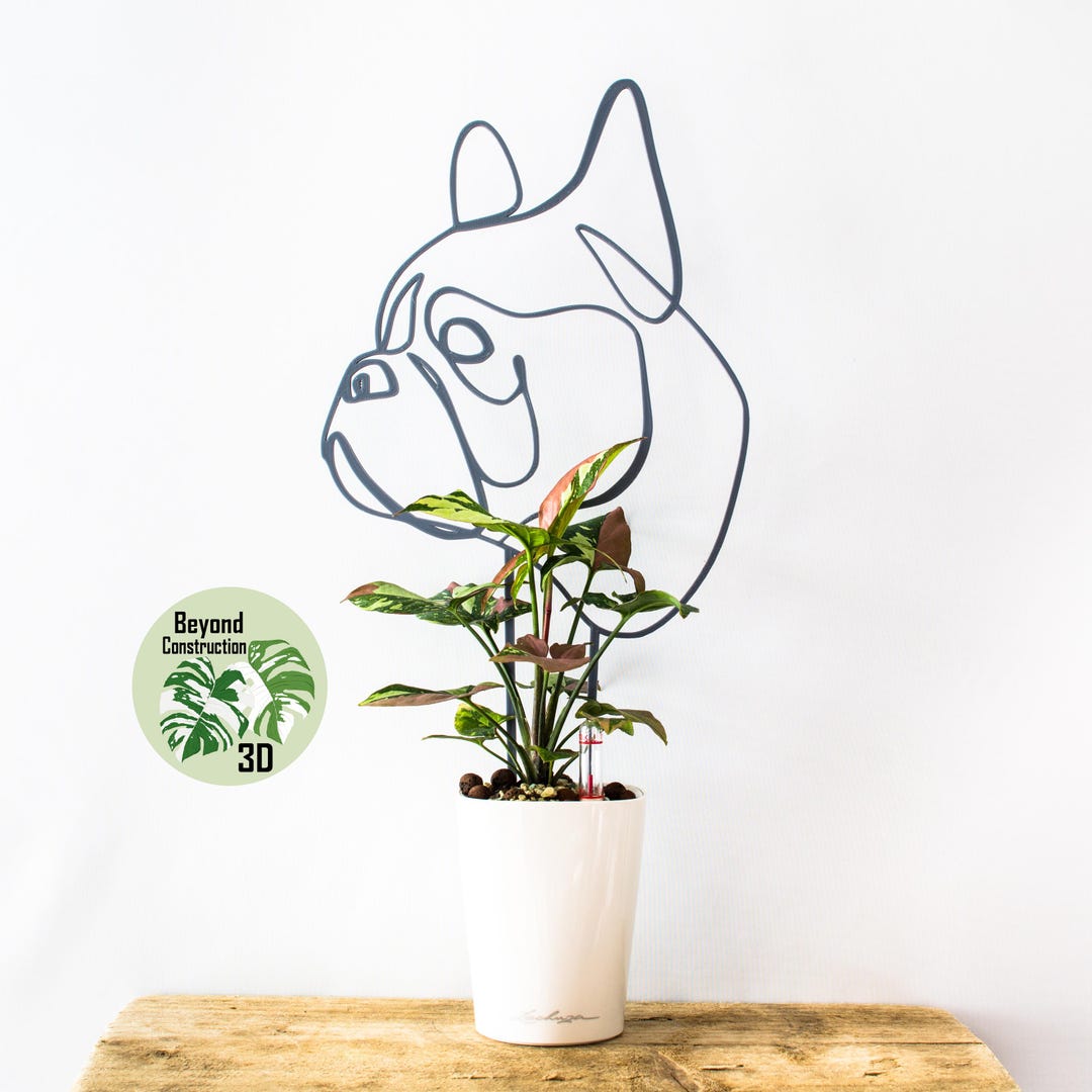 UK Plant Trellis | Frenchie 2 | French Bulldog | Plant Support | 3d ...