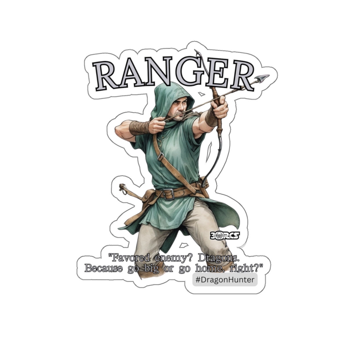 DND Dungeons & Dragons Ranger Class Favored Enemies Dragons Vinyl Kiss ...
