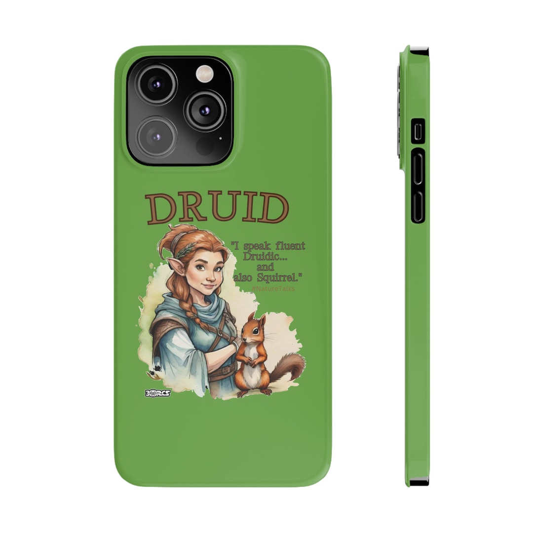 DND Dungeons & Dragons Druid Squirrel Nature Character Slim - Etsy