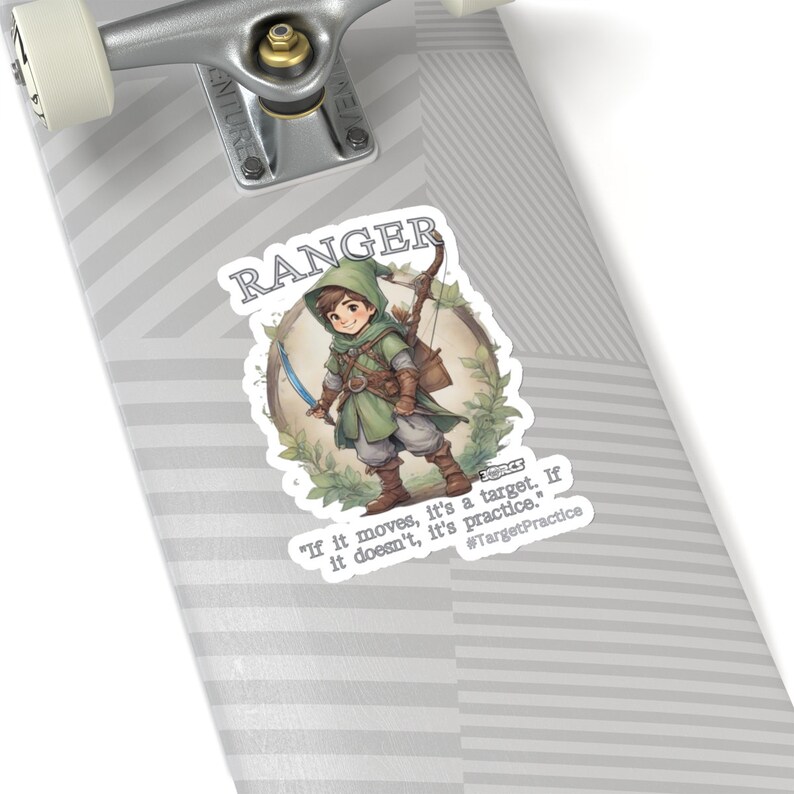 DND Dungeons & Dragons Ranger Class | Target Practice | Vinyl Kiss-cut ...